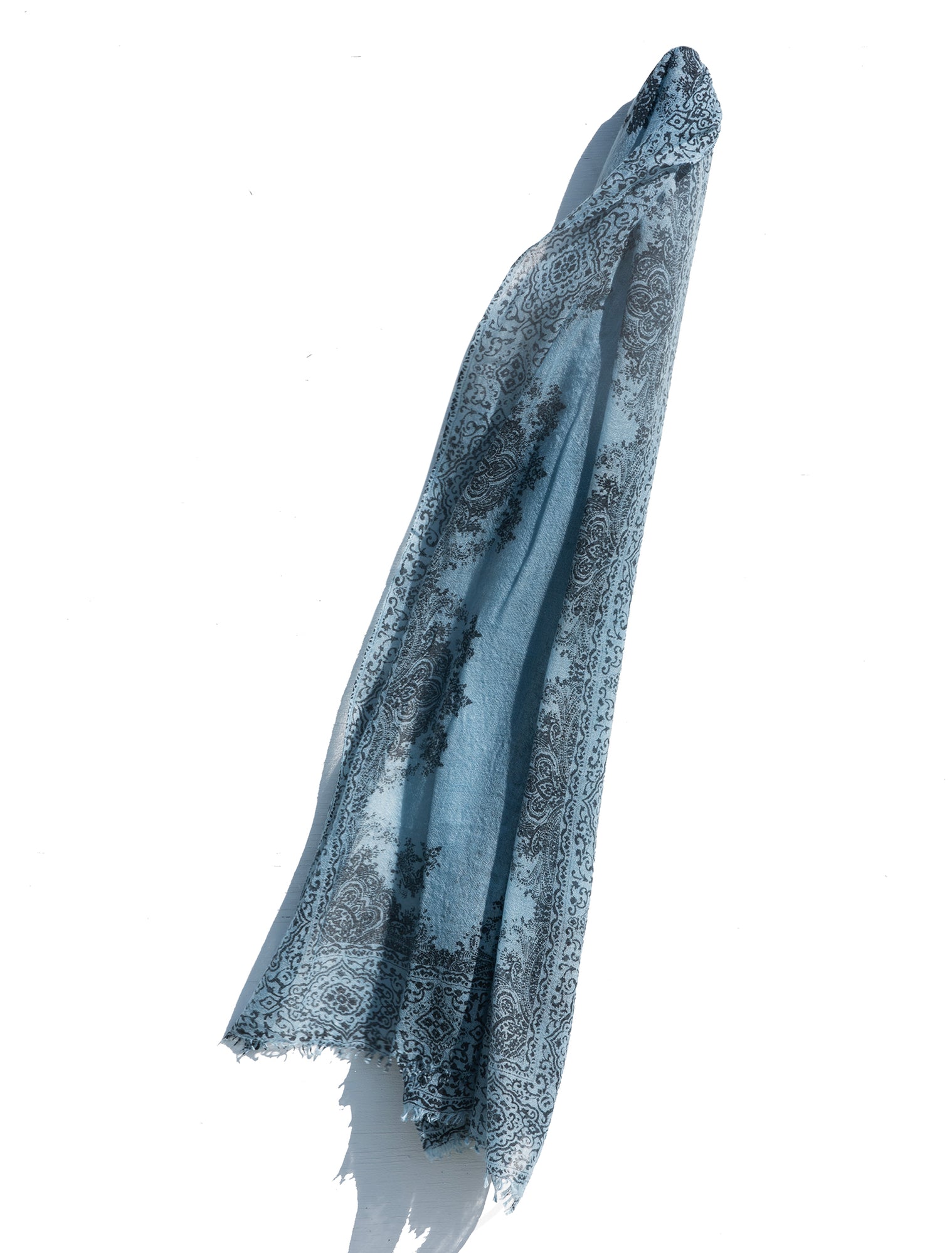 Cashmere Whisper Paisley Stole Scarf– Meg Cohen Design