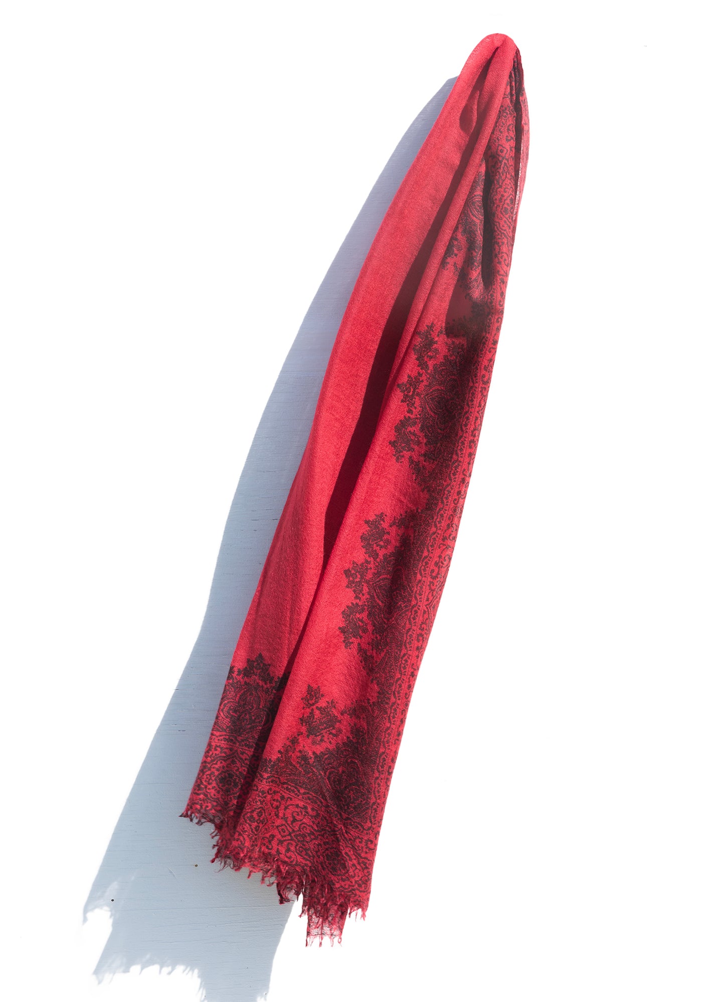 Cashmere Whisper Paisley Stole Scarf– Meg Cohen Design