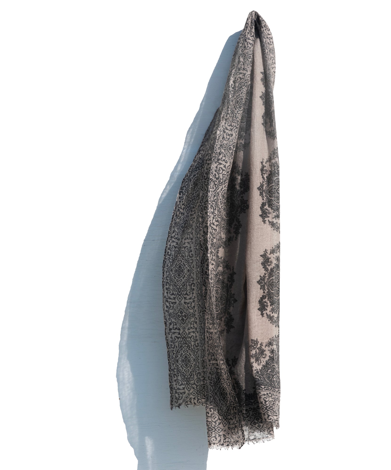 Cashmere Whisper Paisley Stole Scarf– Meg Cohen Design