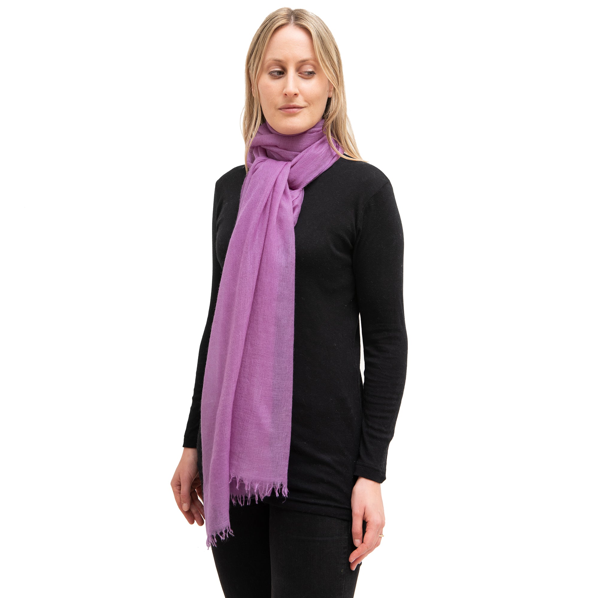 Cashmere Whisper Featherweight Stole Scarf– Meg Cohen Design